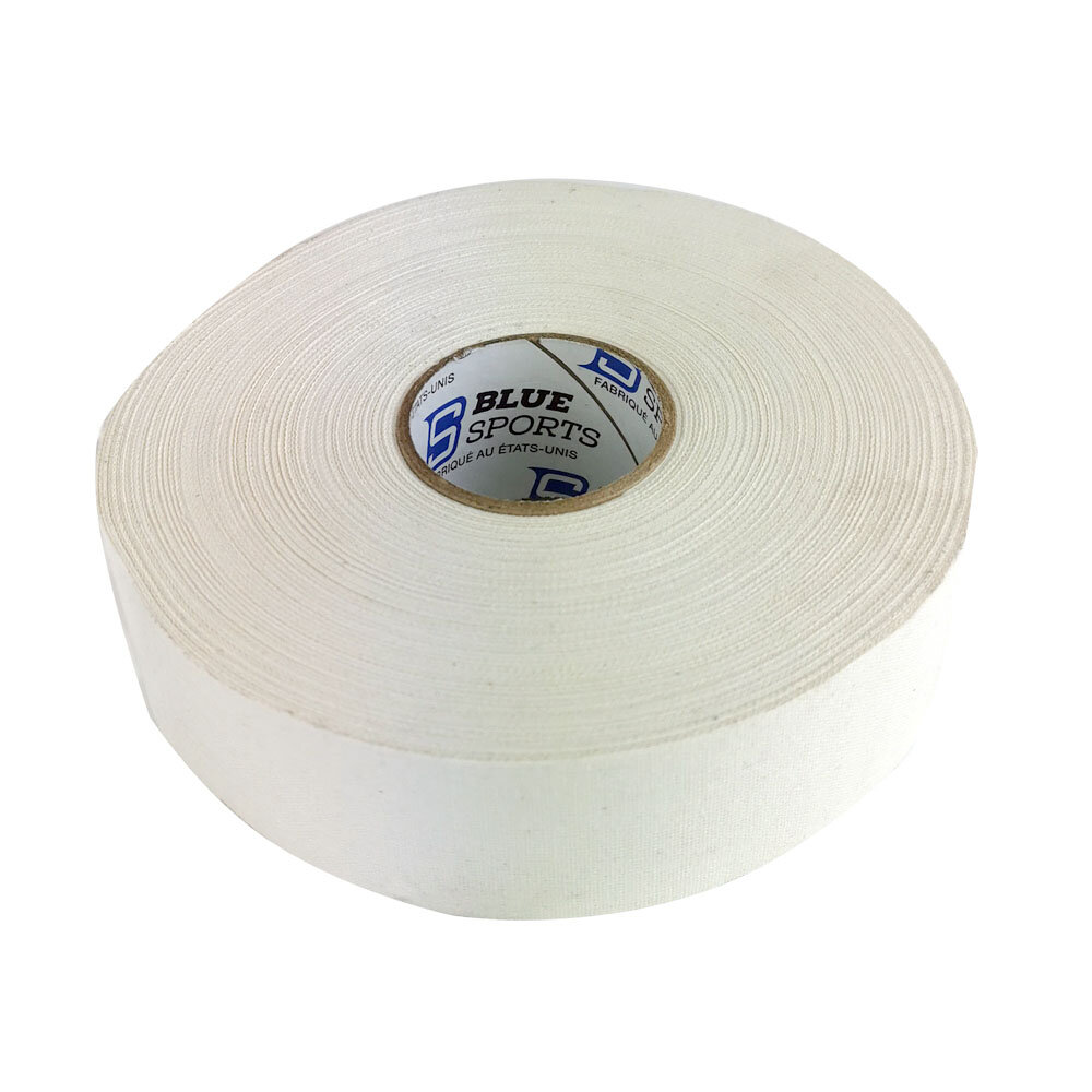 Лента хоккейная Blue Sport Tape Coton White, 601314, ширина 36мм, длина 50м, белая