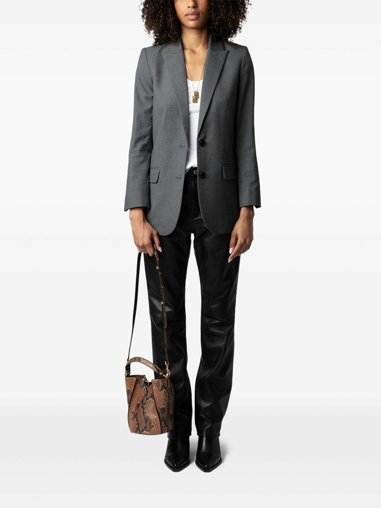 Сумка ZADIG & VOLTAIRE Borderline, brown — фото 1