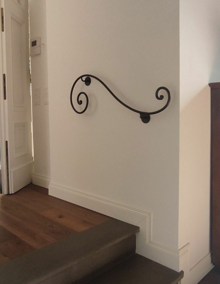 Перила длина 1м поручень настенный кованый