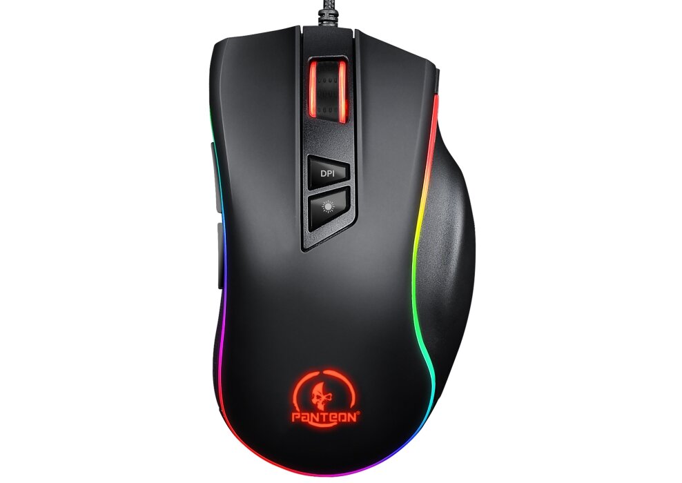 Проводная игровая мышь Jet.A Panteon PS88 черная(200-6200/12400dpi,9 кн, LED,1.8м, USB) трансформер