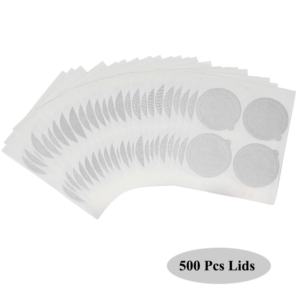Алюминиевые крышки для капсул Nespresso, 37 мм 500 Pcs Lids