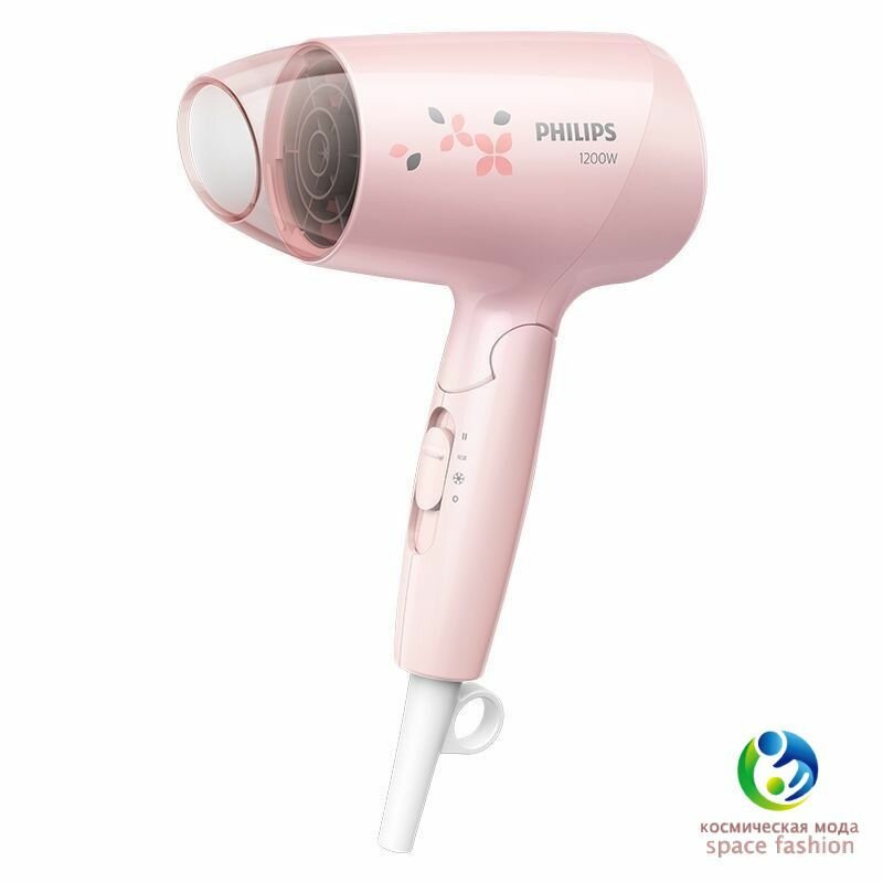 Philips фен бытовой мини бытовой немой BHC015 складной