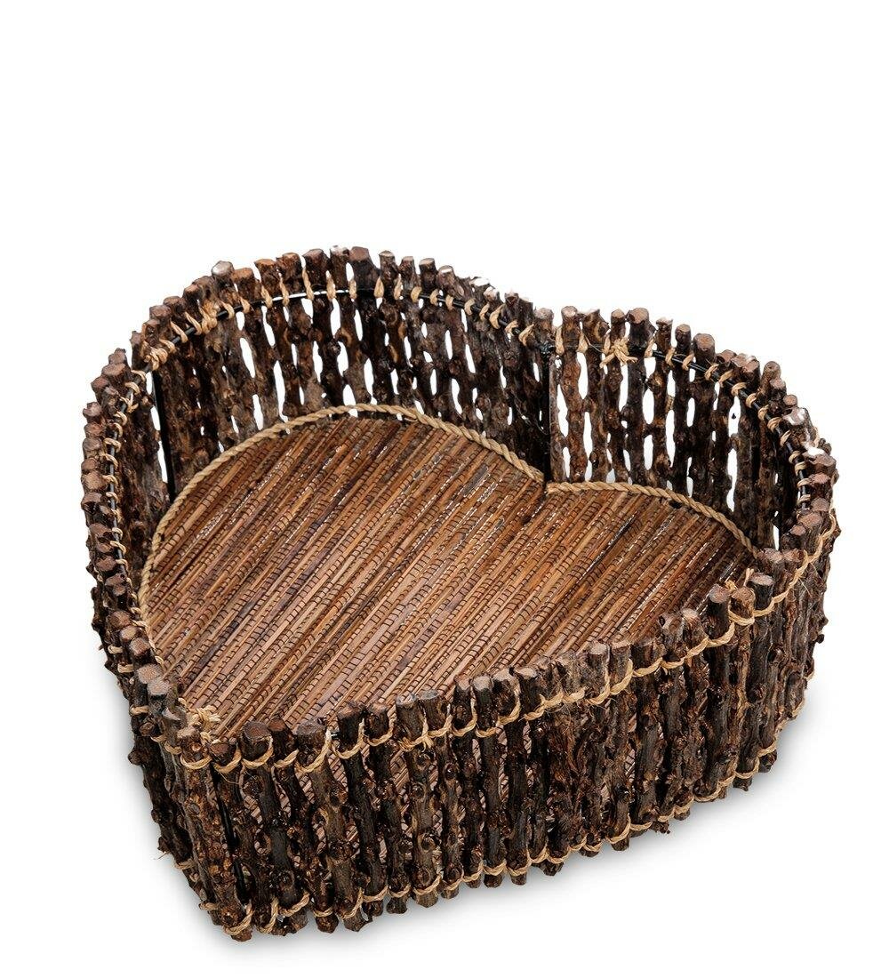 Декоративная корзинка средняя (о. Бали) 63-016-02 Decor and Gift Индонезия