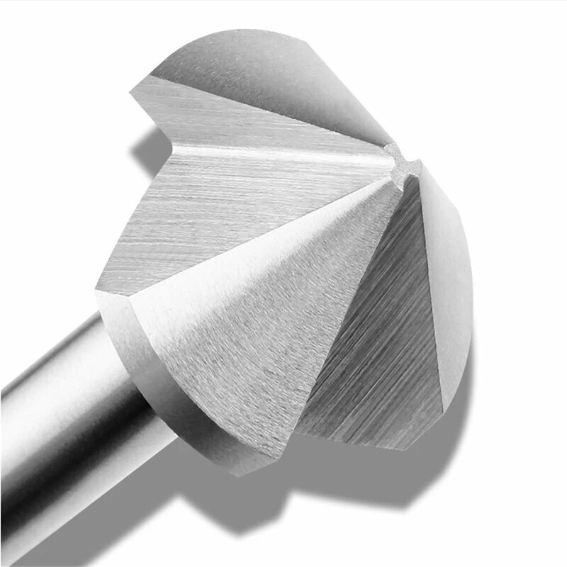 Концевая фреза, 1 шт, 6,3 мм-50 мм, 60 градусов/90 градусов, 1 фреза/3 фрезы, быстрорежущая сталь с фаской (10,4/16,5/20,5/25/30/35/40/50 мм) three 3 Flute, 20.5mm, 90 Degree