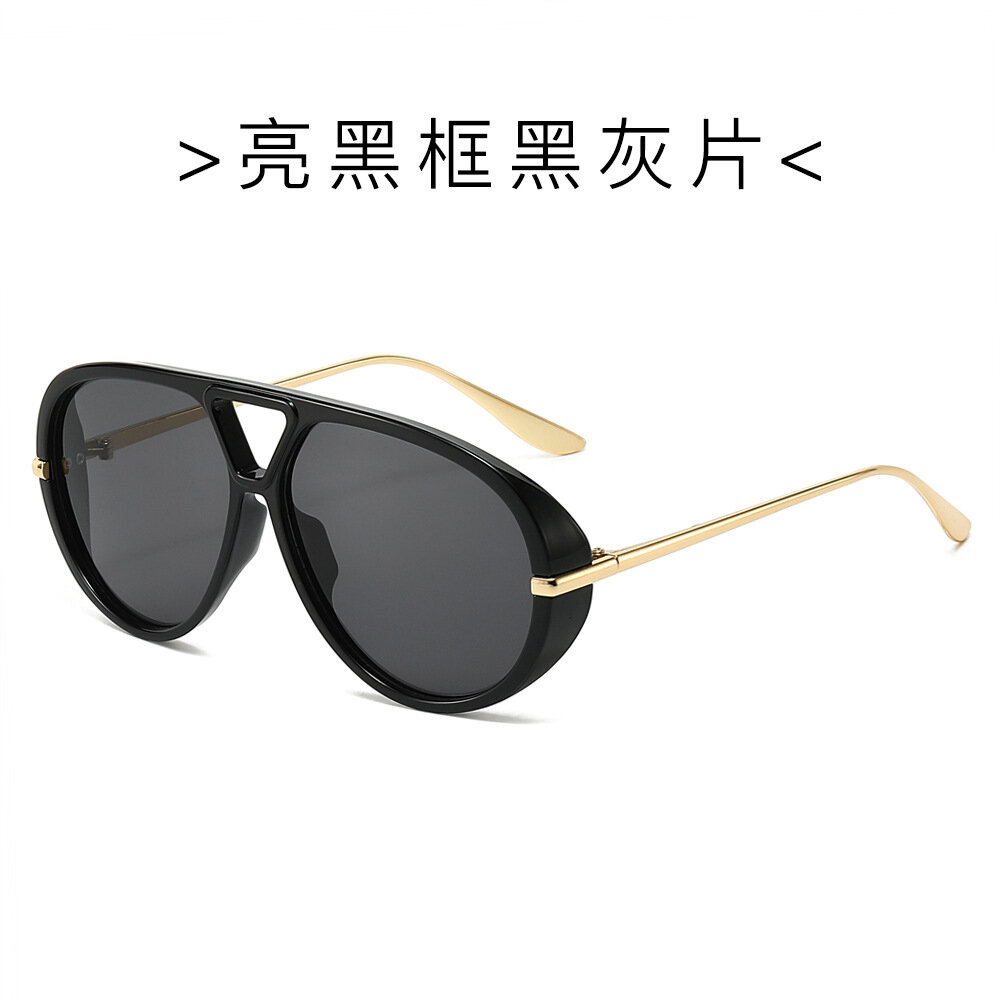 Квадратный круглый JYL Очки солнца Двойная Пилот УФ Всецельная/8070