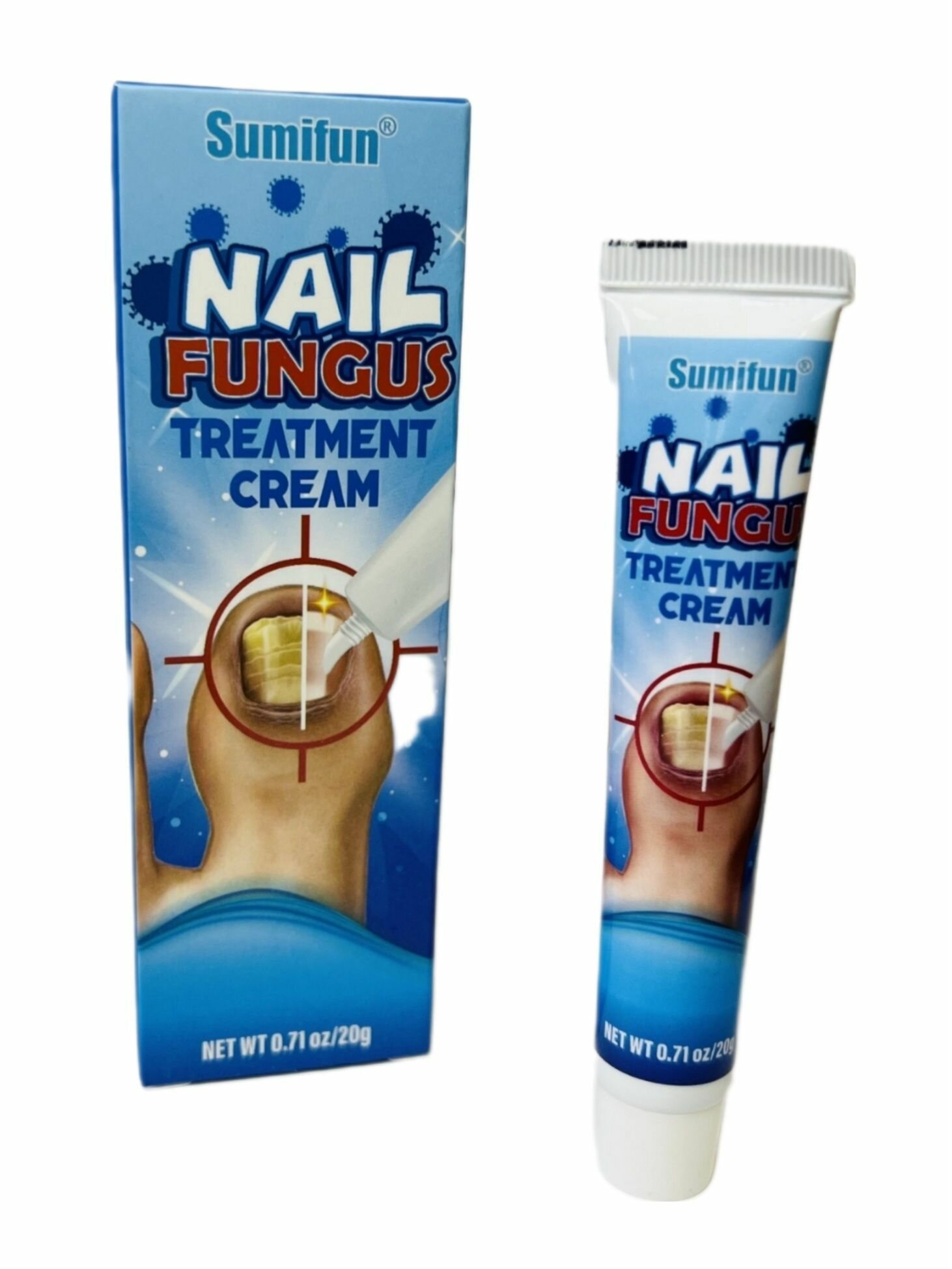 Крем мазь против грибка ногтей 20 гр Sumifun