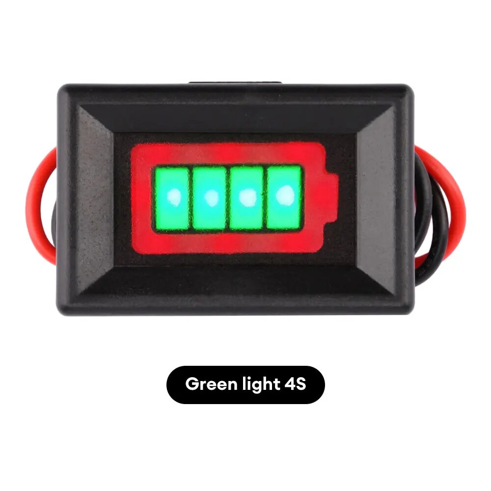Индикатор уровня заряда аккумулятора 4S Green Light