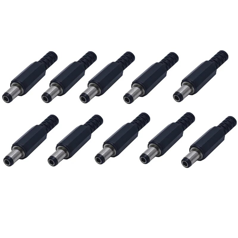 Javino разъем питания DC 2.1x5.5 мм Male Jack 10pcs