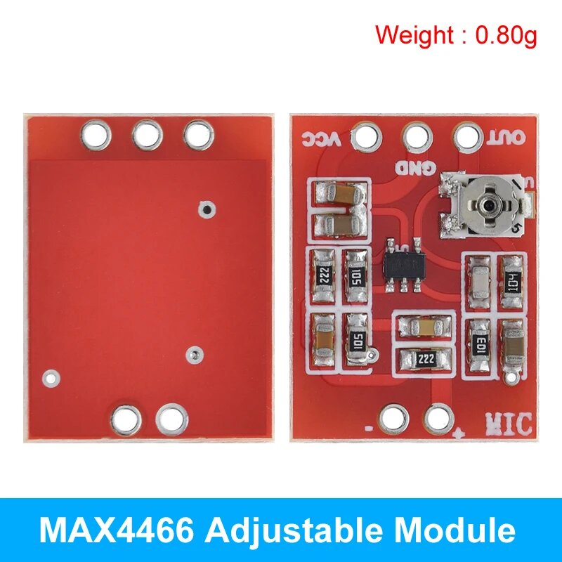 MAX4466 плата усилителя микрофона 1PCS, Adjustable Version