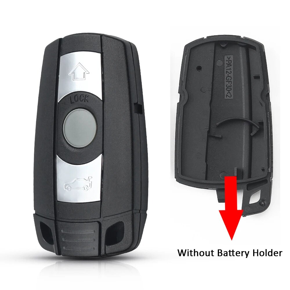 KEYYOU для BMW E61 E90 E82 E70 E71 E87 E88 E89 X5 X6 для серии 1 3 5 6 Замена 3 кнопки с/без батареи, корпус дистанционного ключа