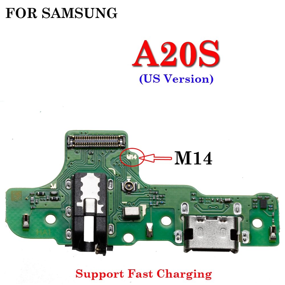 USB-зарядное устройство для быстрой зарядки, основная материнская плата, гибкий кабель A20s M14 USB