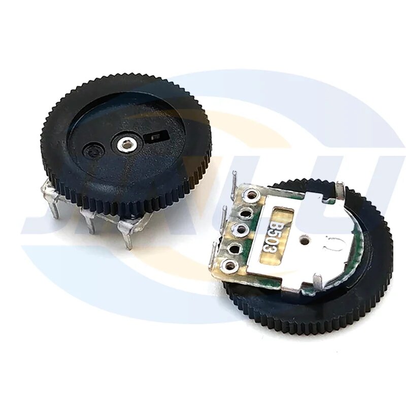 5 шт. потенциометр с регулируемой громкостью от разъема B102 B103 B203 B503 B104 1K 10K 502 103 203 503 104 504 3-контактный 5-контактный диаметр 16*2 мм 3PIN 500K B504