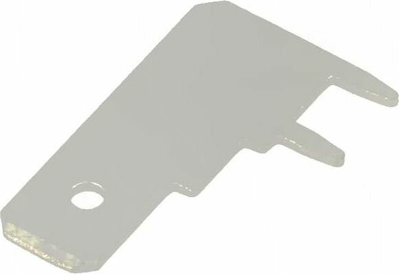 Наконечник FIX&FASTEN PCFL250 Наконечник: плоский 6,35мм 0,8мм "папа" THT латунь луженые 1шт