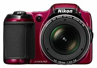 NIKON Фотоаппарат Nikon Coolpix L820, красный