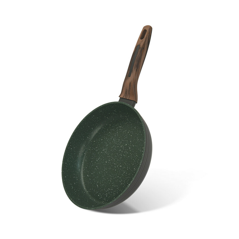 14598 FISSMAN Сковорода для жарки CUISINE 26x5,8см (алюминий с антипригарным покрытием TiPro) Ручка-бакелит с покрытием «Софт тач»; Индукция