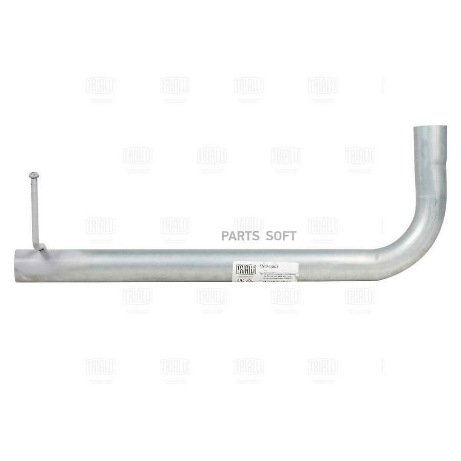 TRIALLI EMP 0307 Труба выхлопная TRIALLI ГАЗ 2705 (дв. ЗМЗ-402, 406) (алюм. сталь) ()