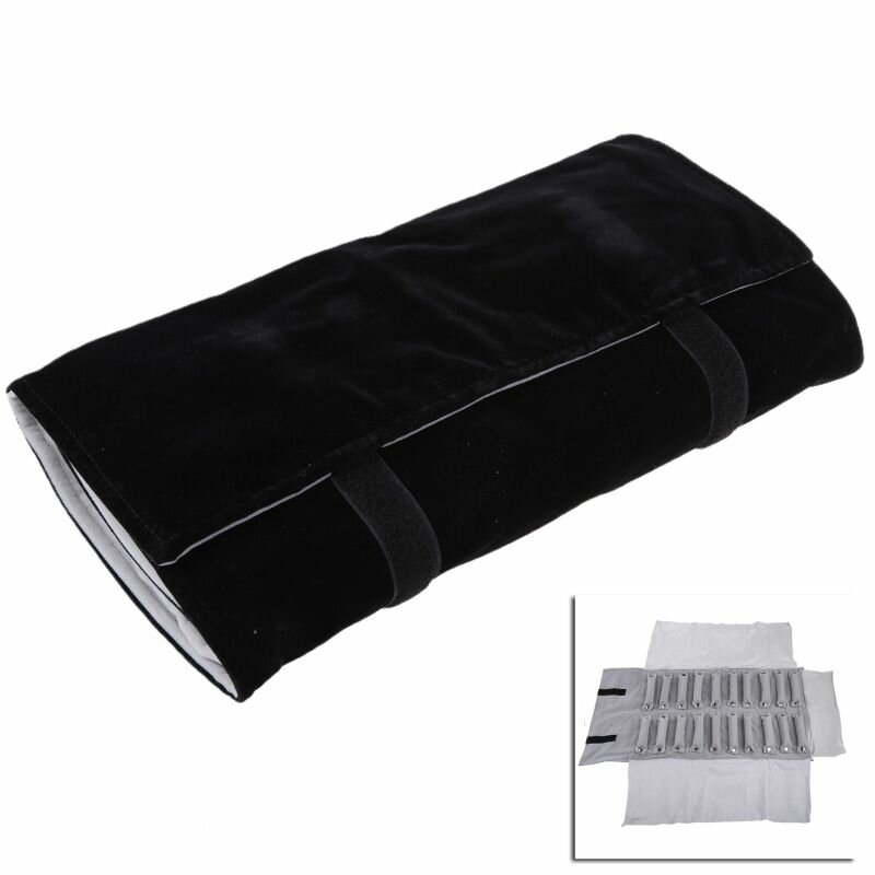 Большой органайзер для сережек, сумка для хранения с застежкой-пряжкой, сумки для ювелирных изделий для мужчин и женщин