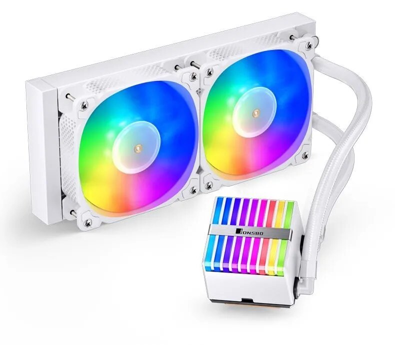 СВО для процессора JONSBO HXW-240 ARGB White