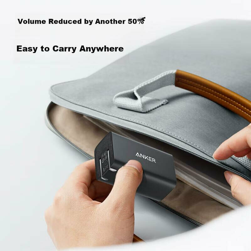 ANKER 65W GaN Charger Set with 100W Data Cable, PD45W+20W, Compatible with Apple IPhone 16 Pro Max 15, Lenovo Laptops, Huawei, Xiaomi, Black