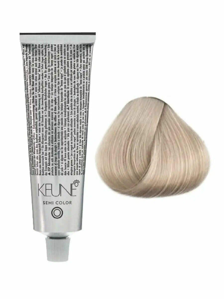 KEUNE SEMI COLOR 10.81 Светлый блондин бариста Крем-краска для волос без аммиака
