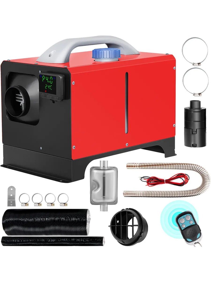 Дизельный нагреватель воздуха Все в одном мини-нагреватель ЖК-выключатель дистанционного управления