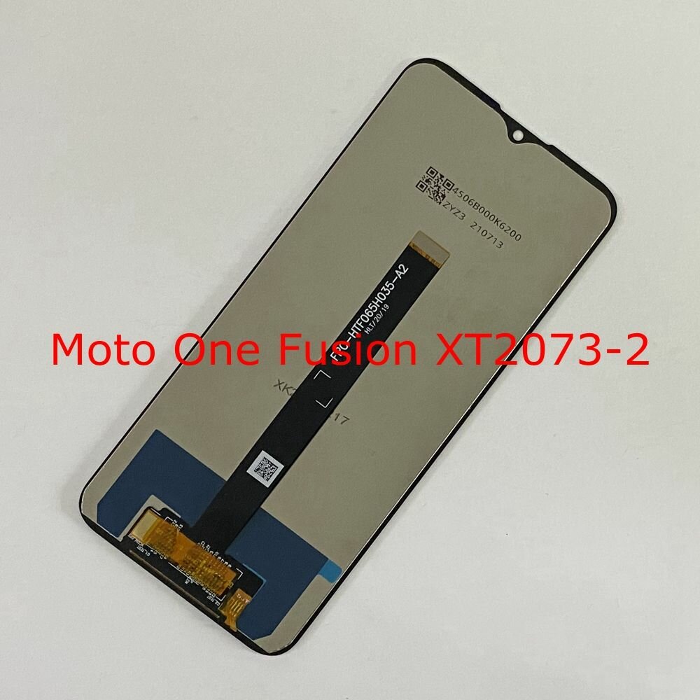 Дисплей для Moto One Fusion XT2073-2; дисплей в сборе с сенсорным экраном; черный ; содержать инструментов