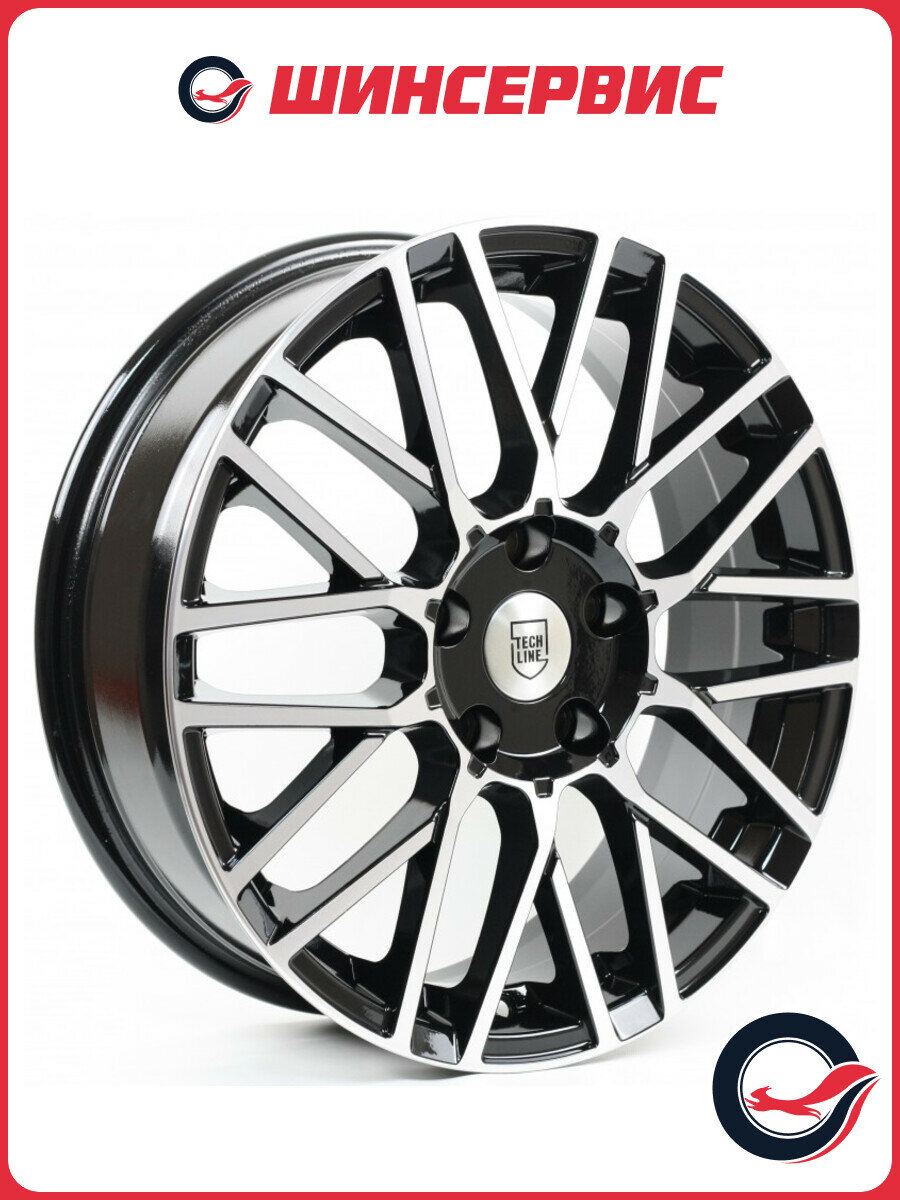 Литой колесный диск Tech Line 739 R17x6.5J 5x114.3 ET46 ЦО67.1 для автомобиля