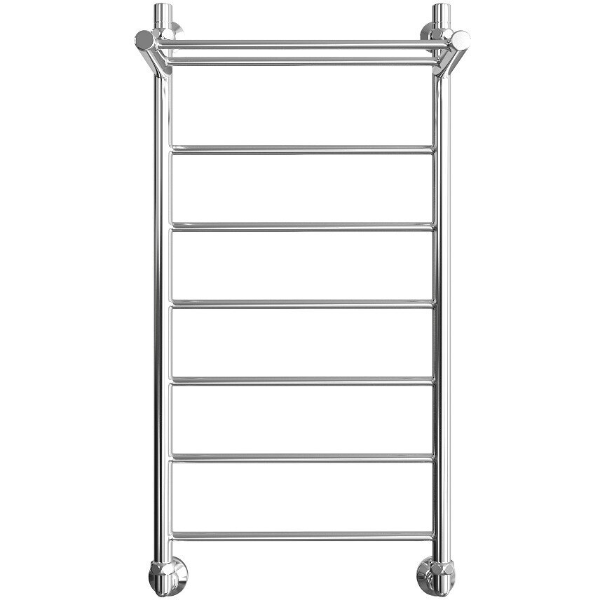 Полотенцесушитель водяной Двин (Dveen) FJ 100х50 см, с полкой, 1х1/2″ К1 полированный хром