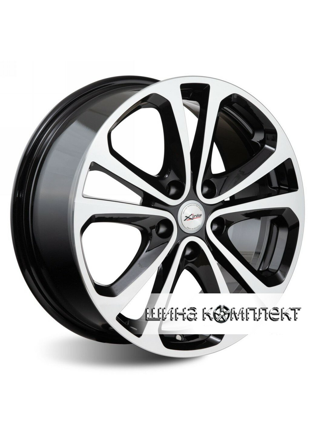 Колесный диск X-trike X-113М 7x17 5x105 ET38 56,6 BK/FP литой для автомобиля