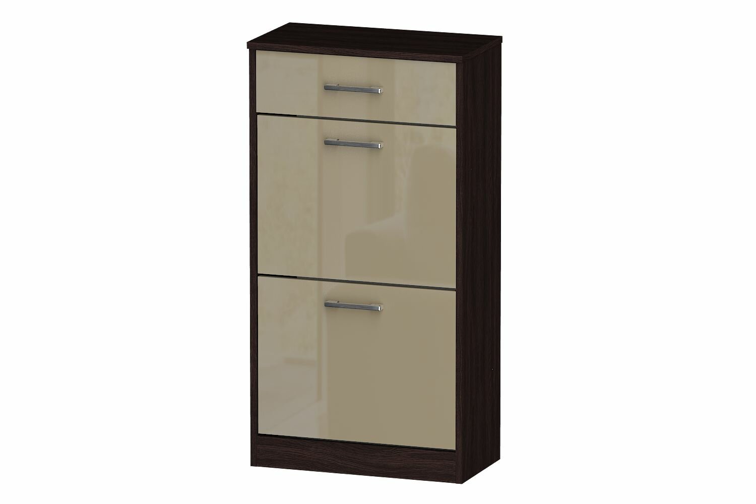 Обувница для прихожей , Лайф 55*29*105 ОБ-01, ЛДСП Венге/Макиато