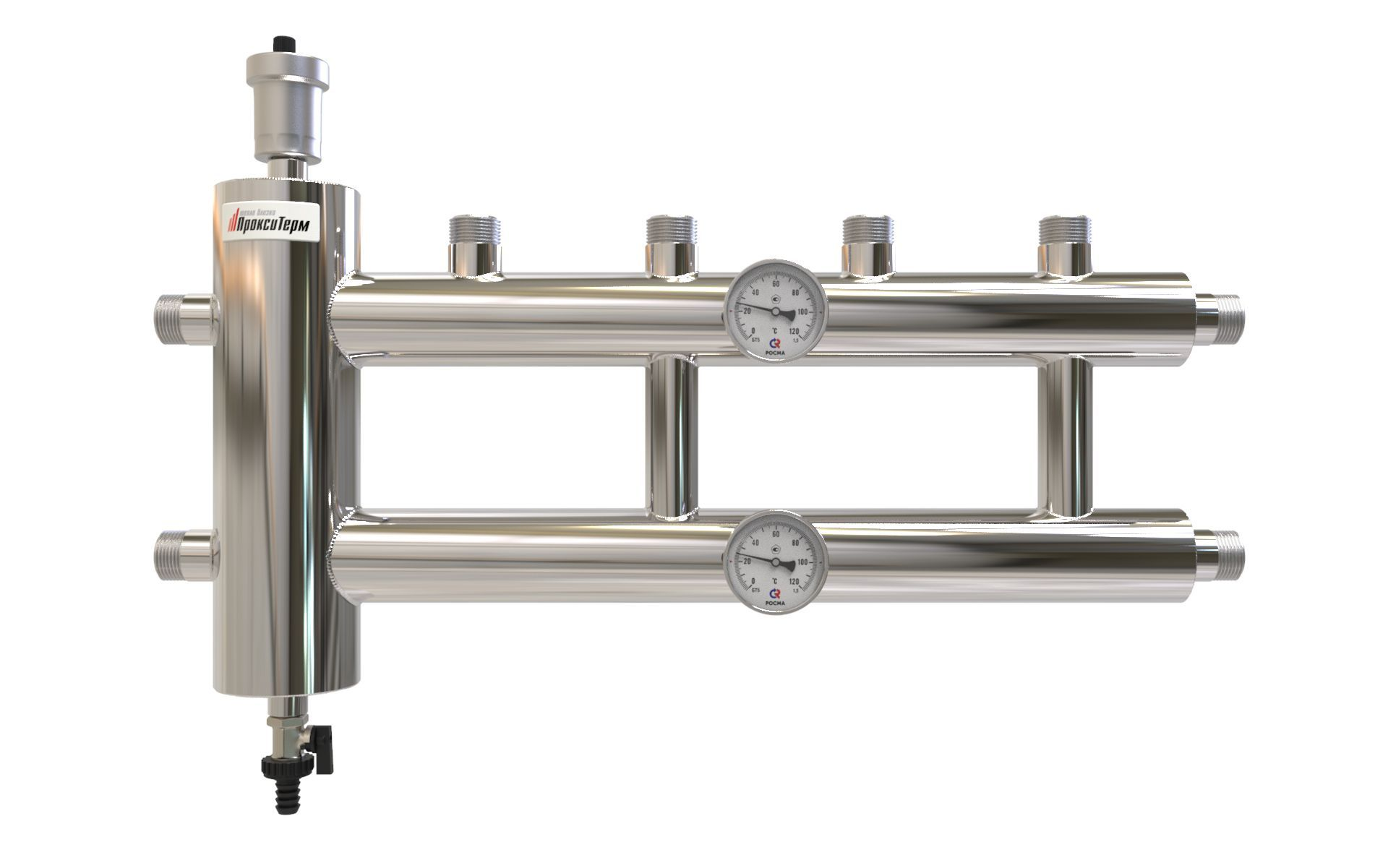 ПроксиТерм GSK 25-2.1 Коллектор с гидравлическим разделителем (нерж. сталь AISI 304)