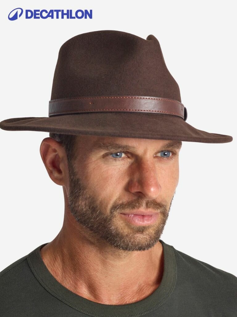 Фетровая охотничья шляпа SOLOGNAC водоотталкивающая, для охоты и туризма