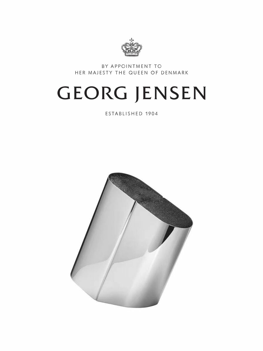 Подставка для ножей Georg Jensen "ALFREDO" 10019632, Нержавеющая сталь