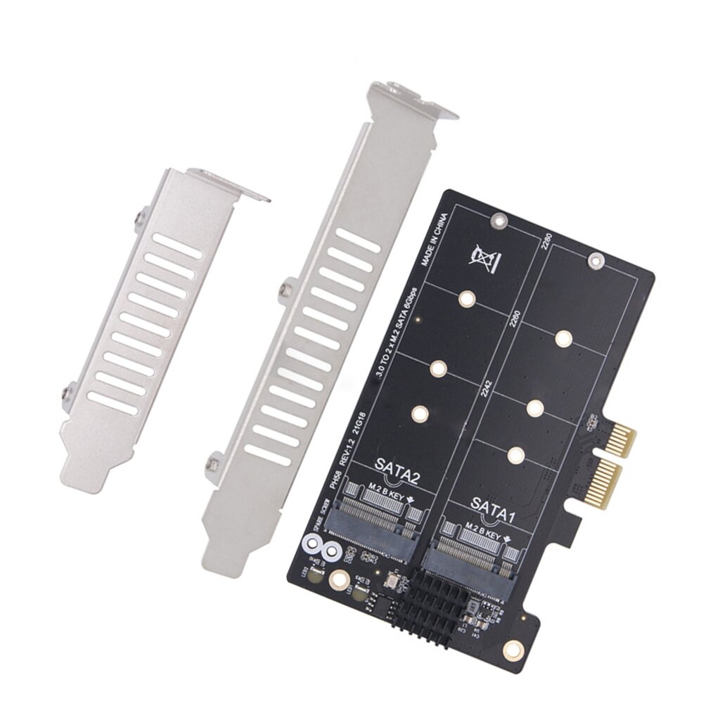Адаптер PCIE для M.2 SSD-накопитель M.2 PCIE Adapter Double NGFF к плате расширения PCIE/NGFF для настольных ПК