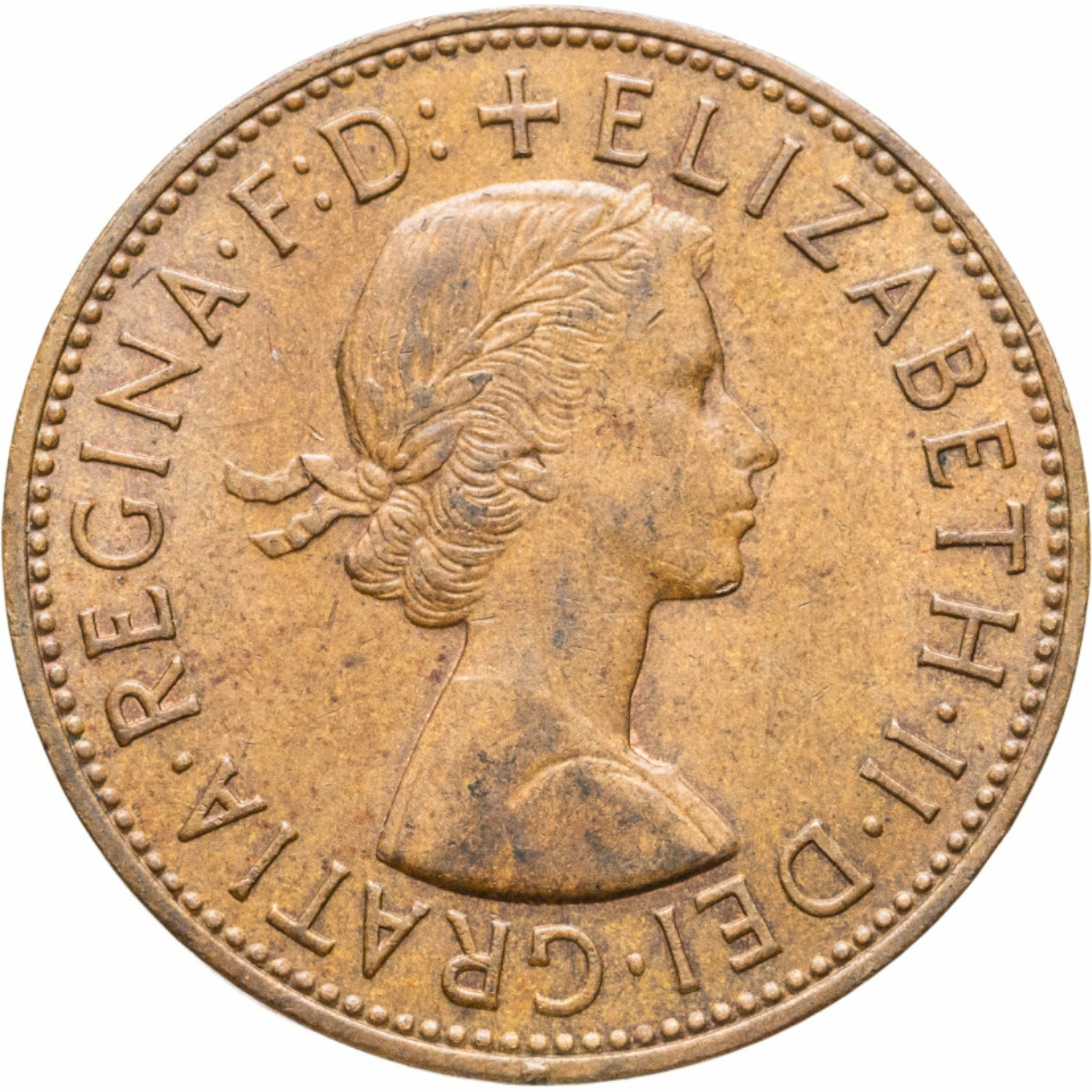 Великобритания 1 пенни (penny) 1967