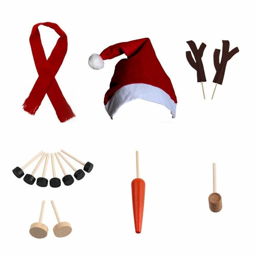 Набор для лепки снеговика. Новогодний декор