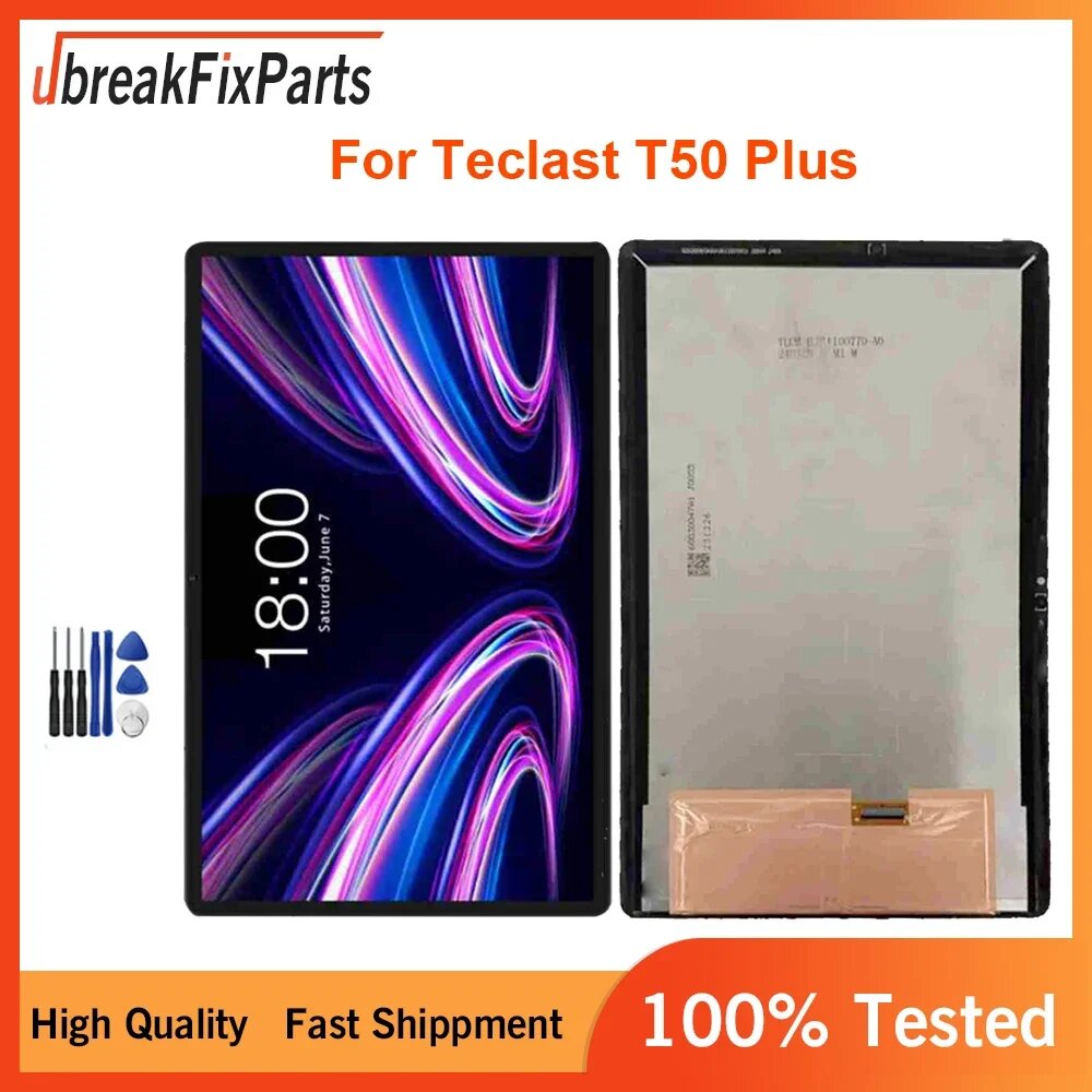 Для 11-дюймового планшета Teclast T50 Plus, ЖК-дисплей, преобразователь сенсорного экрана в сборе