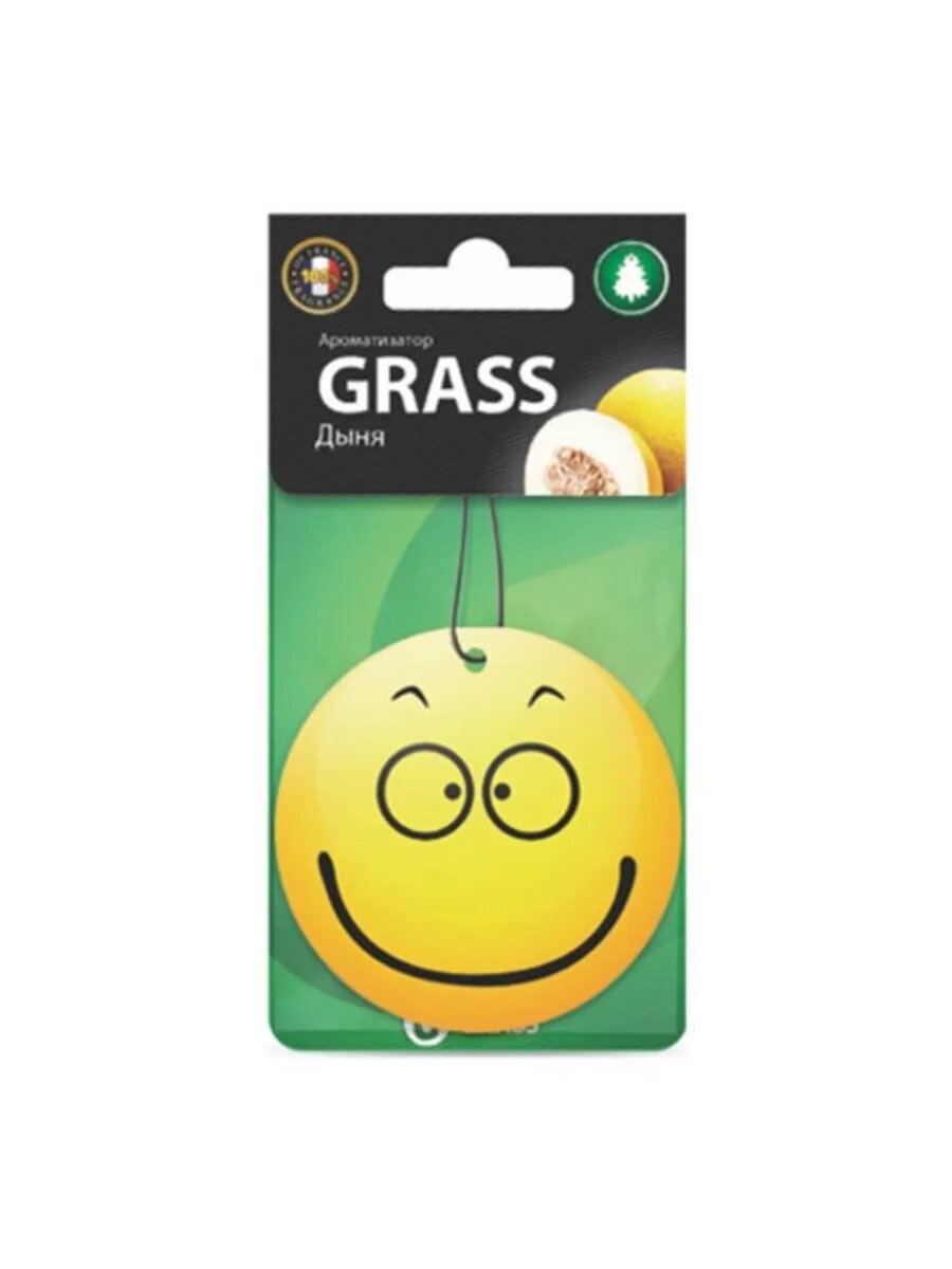 GRASS / Ароматизатор картонный Smile, дыня