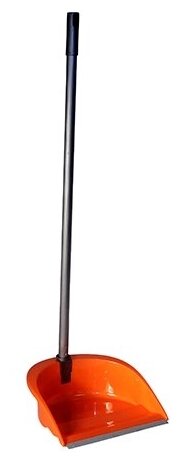 Совок с высокой ручкой ленивка люкс (складной) оранжевый М 5196 (Артикул: 4400001606)