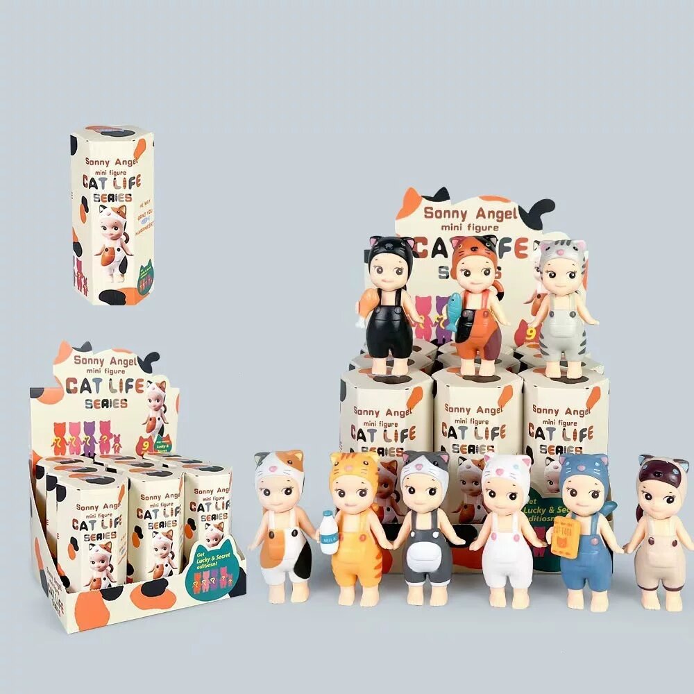 Коллекционная фигурка игрушка в слепой коробке, серия животных, ПВХ, 8,5 см