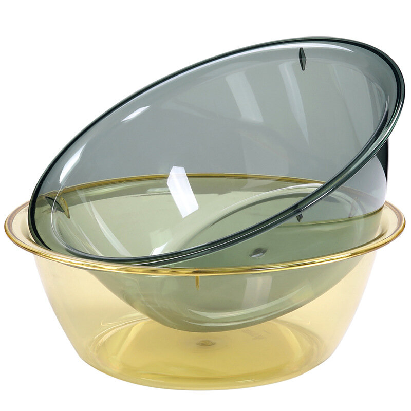 Таз, прозрачный, для овощей, для стирки, для замачивания, 30см