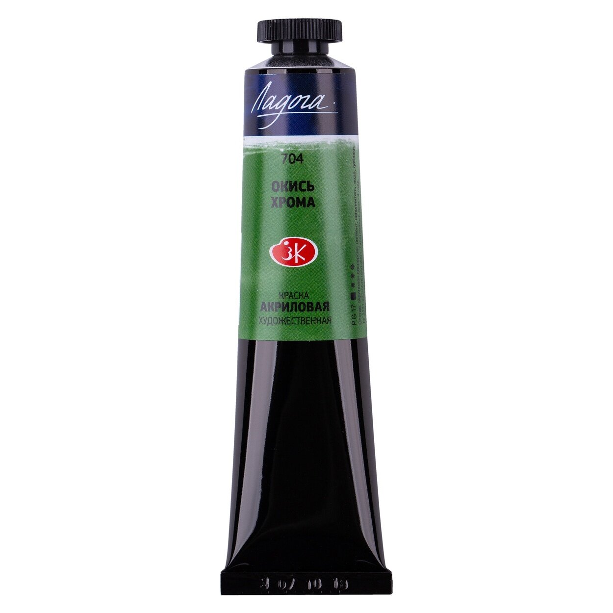 Краска акриловая ладога цв.№704 окись хрома туба 46мл