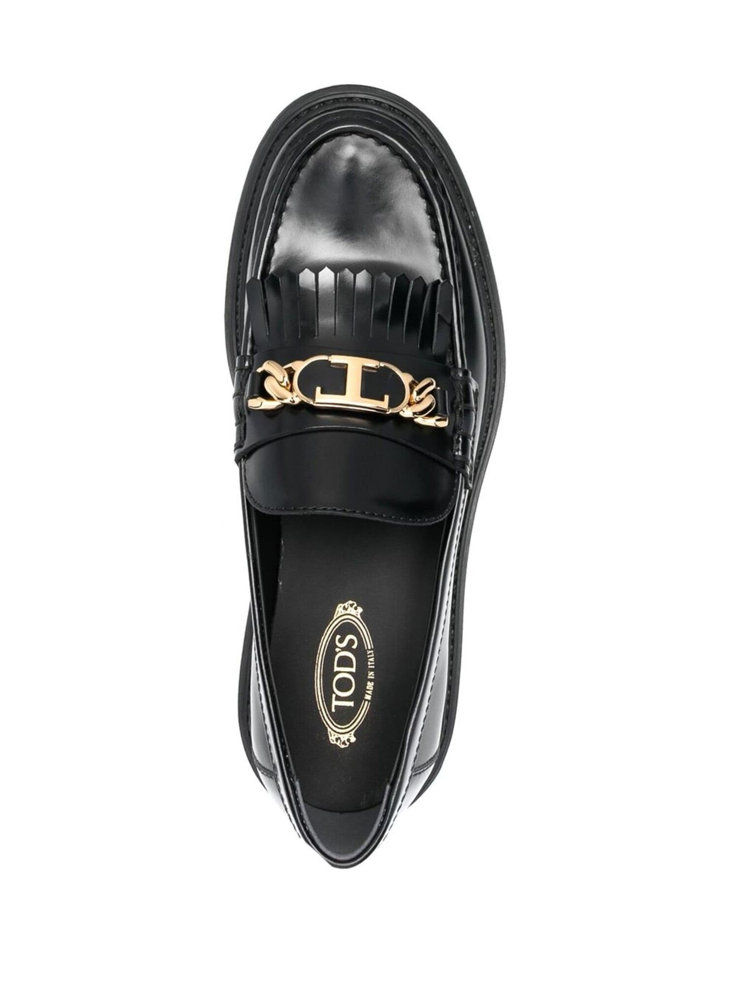 Лоферы Tod's, размер 38.5, black/black — фото 1