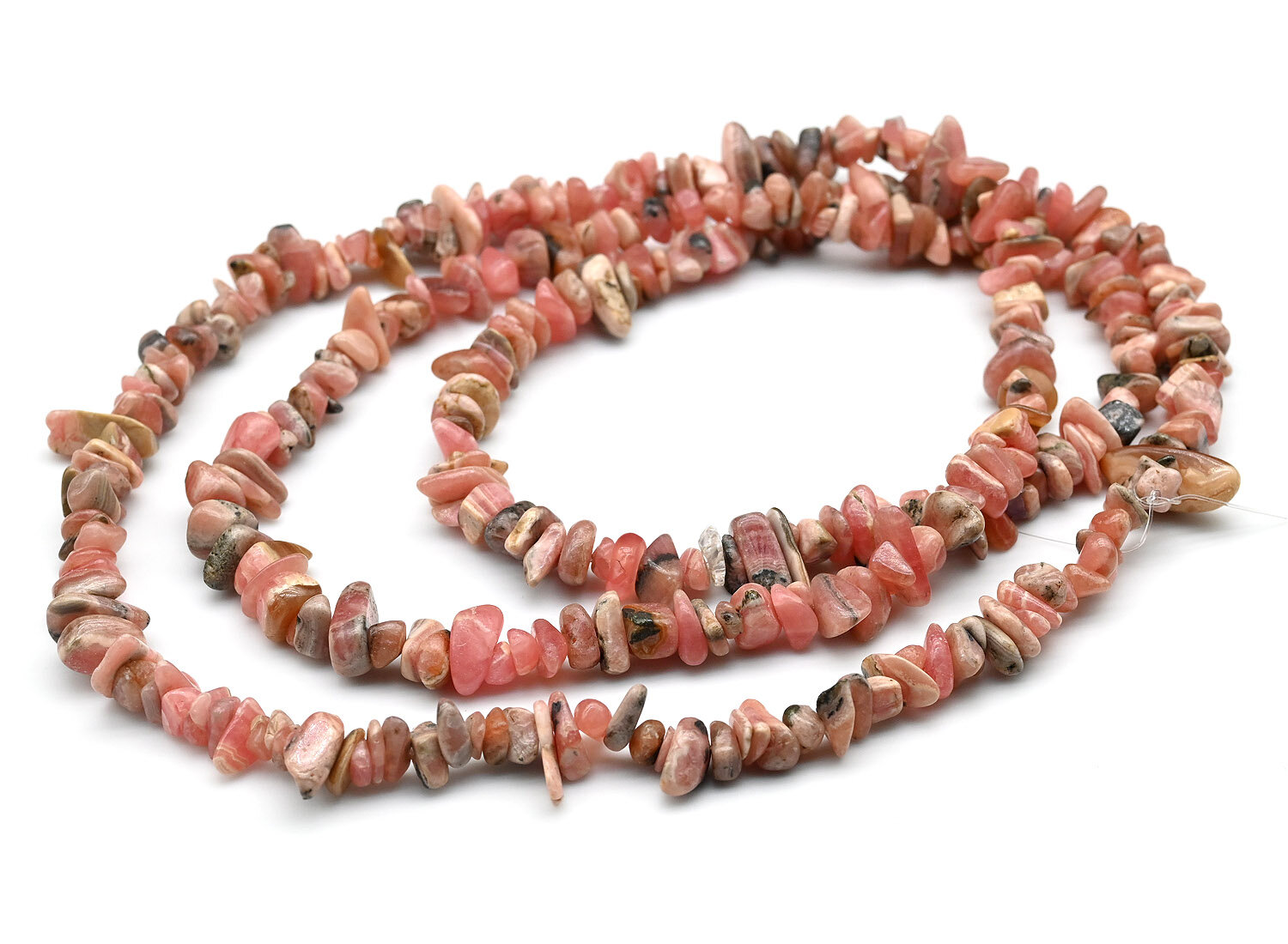 Бусы, родохрозит