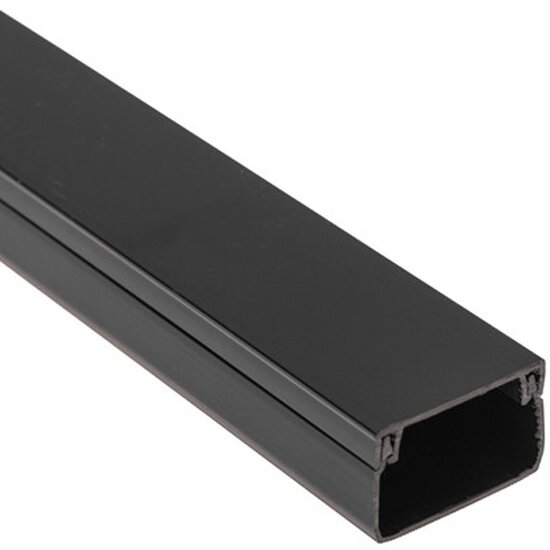 Кабель-канал Rexant 25х16x2000 мм черный 30 шт. (60 м/уп.)