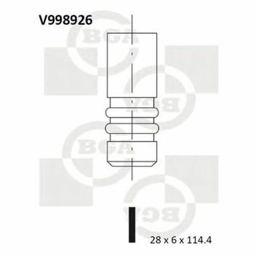 Впускной клапан Bga V998926