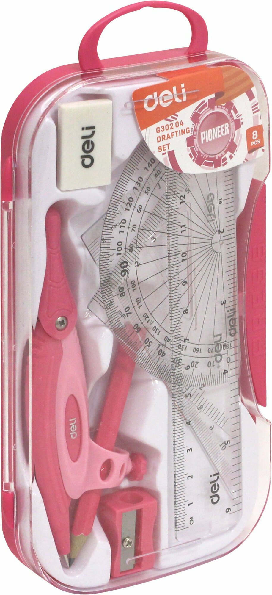 Циркуль "Deli" с комплектом, в ассортименте (EG30204)