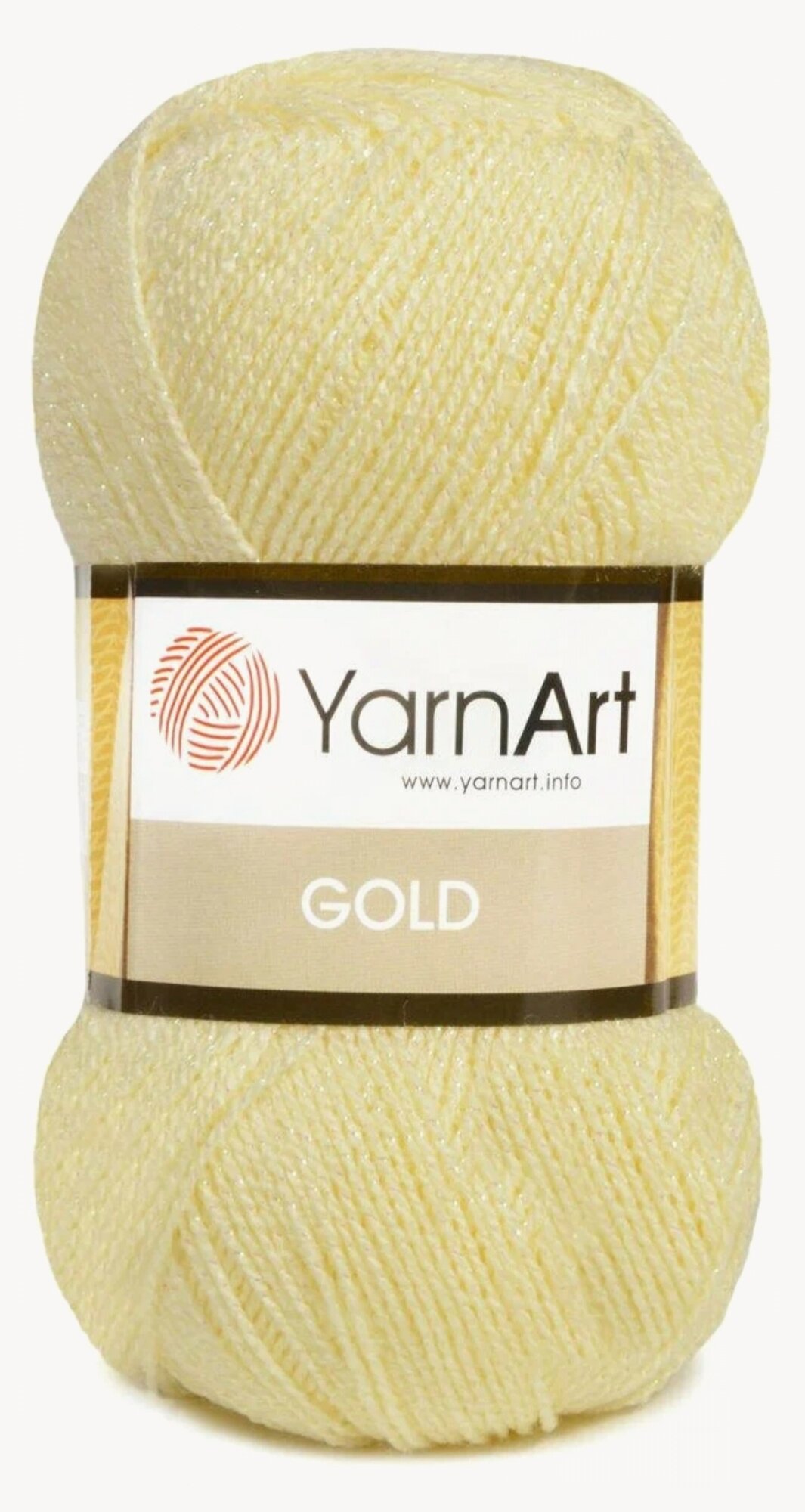 Пряжа Yarn Art Gold color9398, 100гр-400м,92%-акрил,8%-металлик,1 моток
