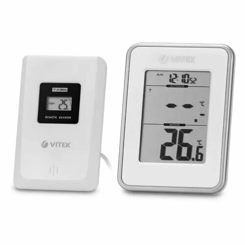 Погодная станция Vitek VT-6408, серебристый