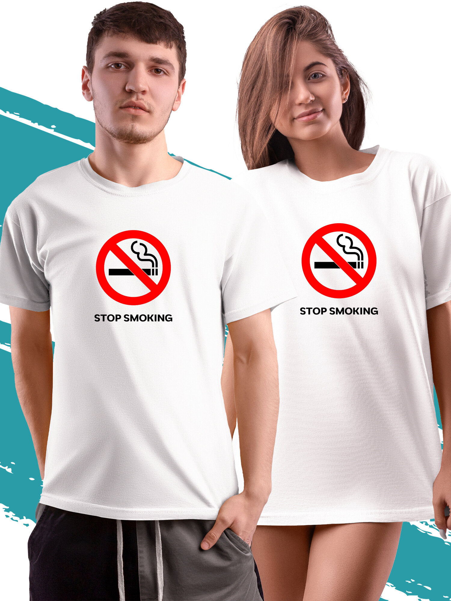 Футболка stop smoking